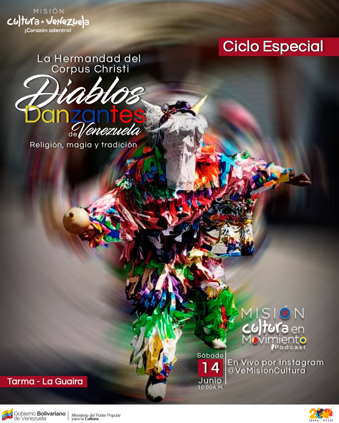 Misión Cultura extiende su ciclo especial de Diablos Danzantes con la ...
