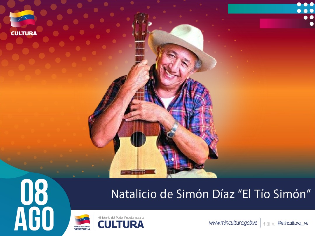 Natalicio de Simón Díaz “El Tío Simón” – Ministerio del Poder Popular ...