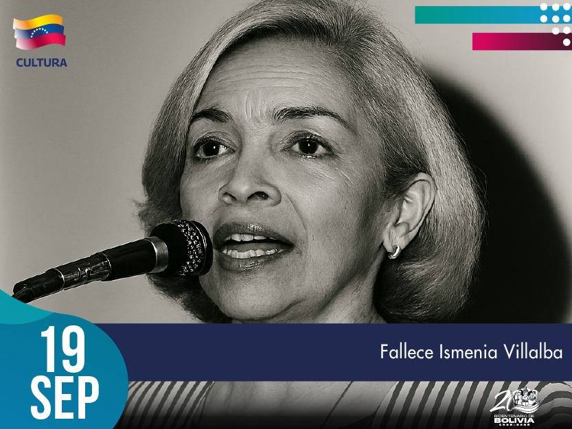 Fallece Ismenia Villalba – Ministerio del Poder Popular para la Cultura